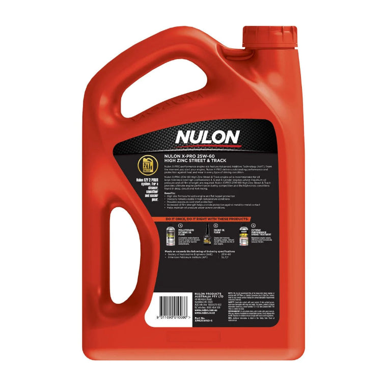 X-PRO 25W-60 HIGH ZINC STREET & TRACK – Davies Automotive & Industrial